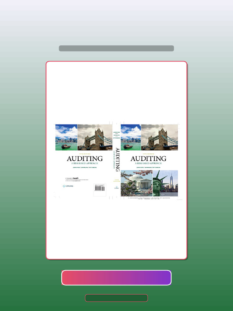 Auditing A Risk BasedApproach 11th Edition JohnstoneZehms Digital Test ...
