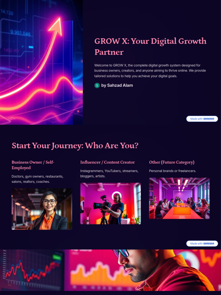 GROW X Your Digital Growth Partner | PDF | Marketing | Promotion And ...