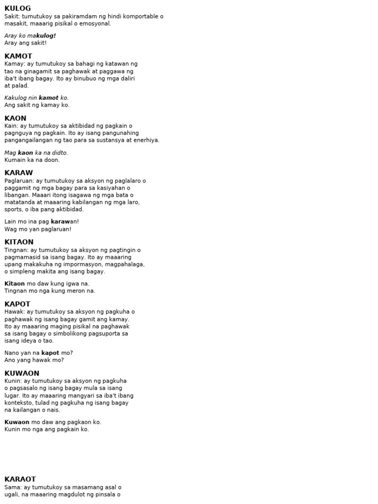Words | PDF