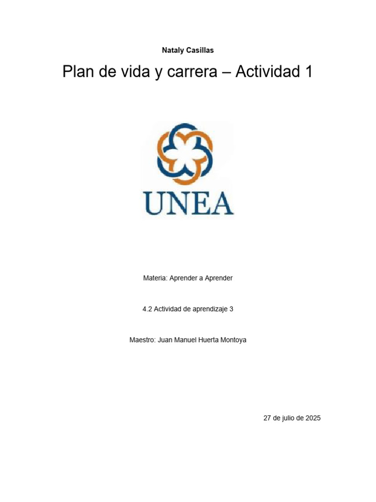 Cruz Casillas Nataly AA Actividad1 | PDF | Sicología | Estadísticas