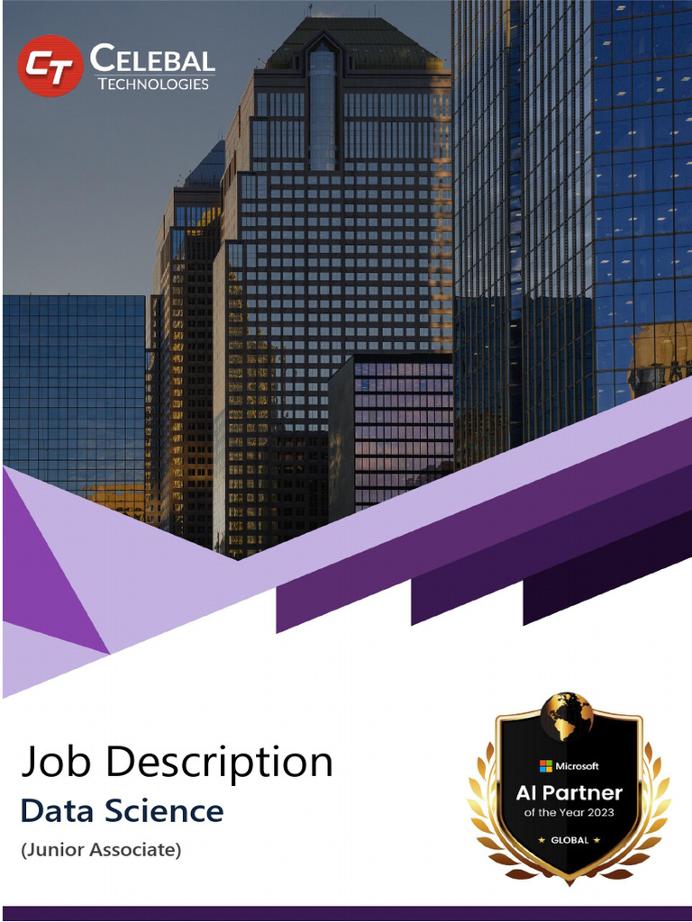 Junior Data Scientist Job at Celebal Technologies | PDF | Analytics ...