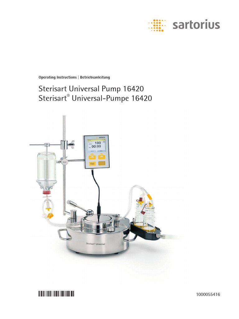 Sterisart Universal Pump 16420 Manual | PDF | Image Scanner | Default ...