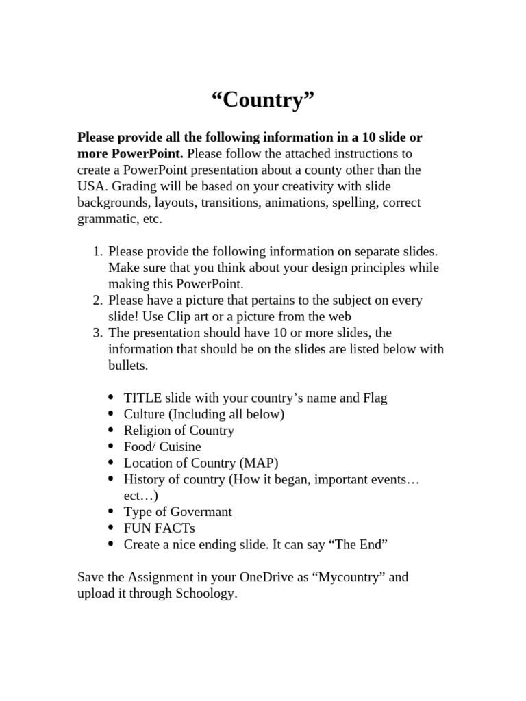 My Country | PDF