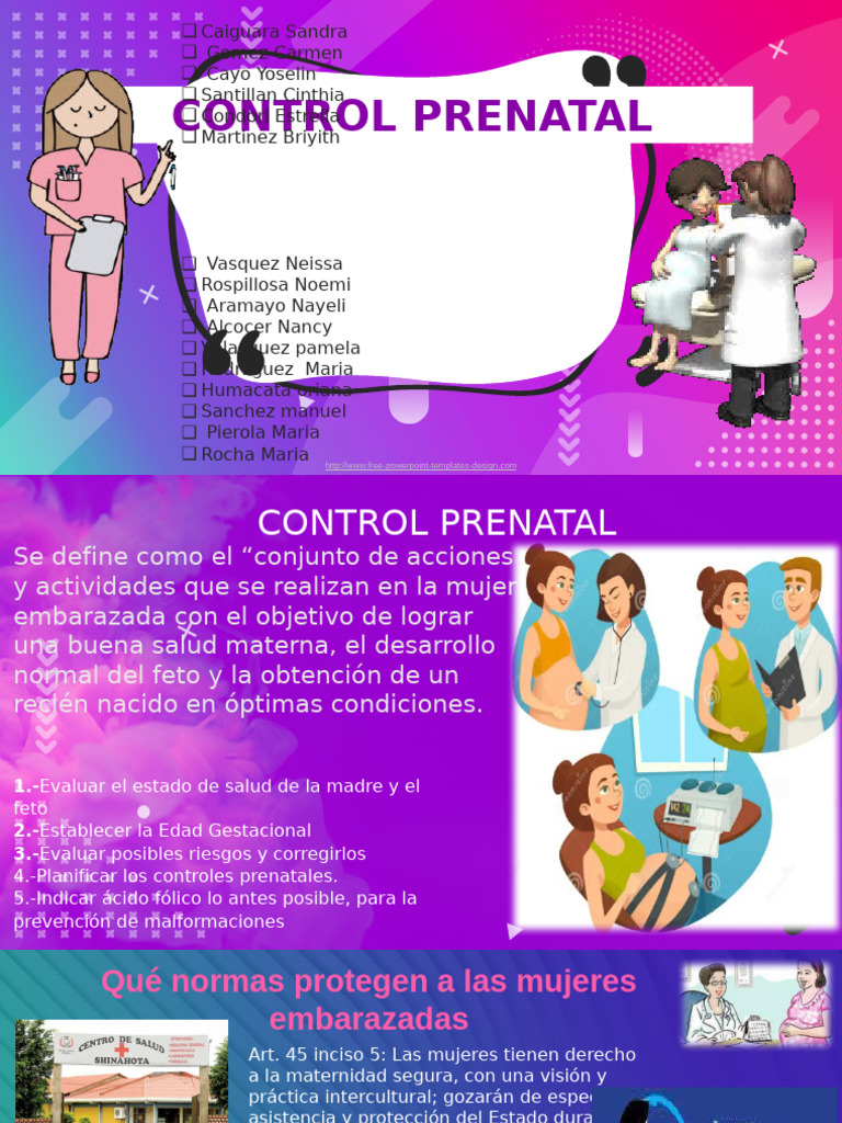 Control Prenatal | PDF | El embarazo | Pecho