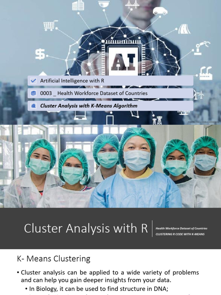 K-Means Clustering in R Analysis | PDF | Cluster Analysis | Learning