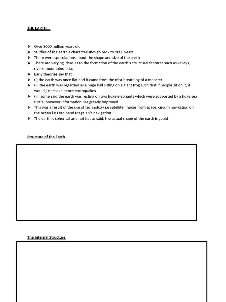 Earth's Structure and Plate Tectonics | PDF | Earth | Crust (Geology)