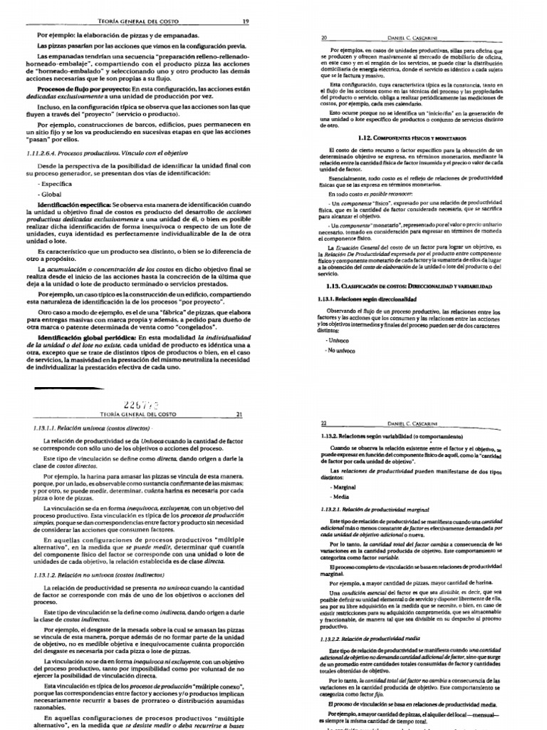 Sistemas de Costo Cap1 | PDF
