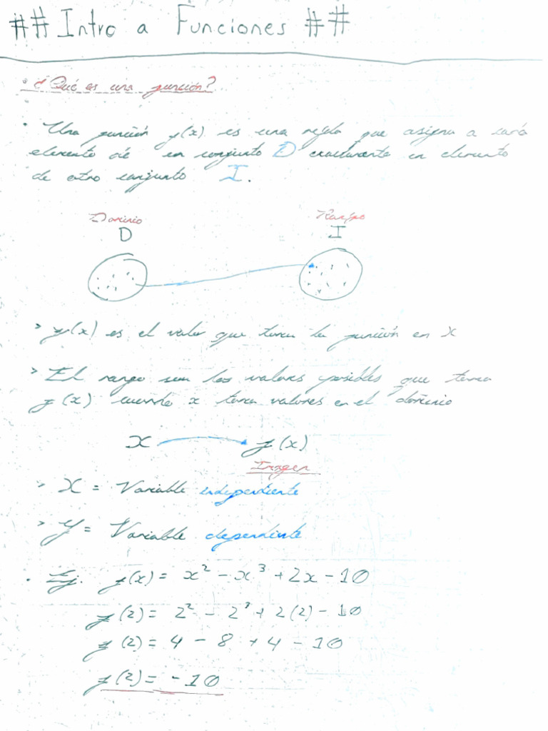 Introducción A Funciones | PDF