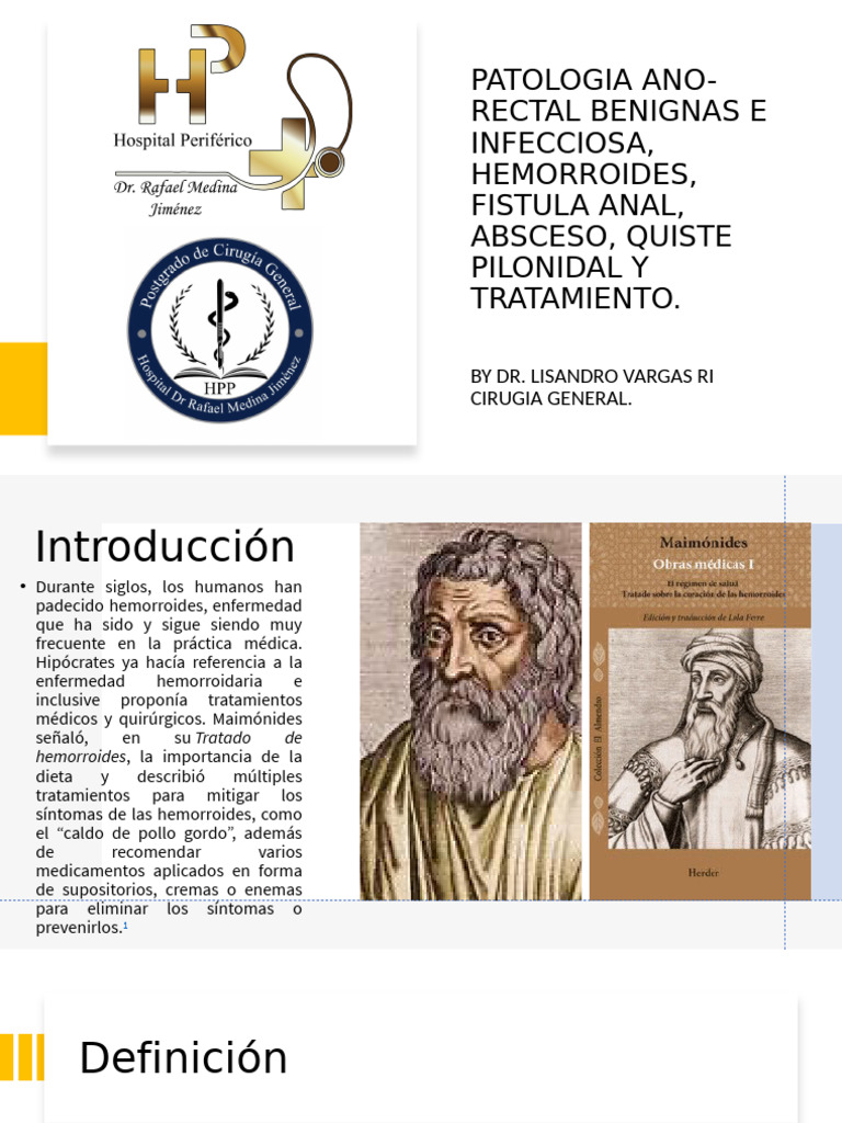 Patologia Anorrectal Benignas e Infecciosas | PDF | Hemorroides ...