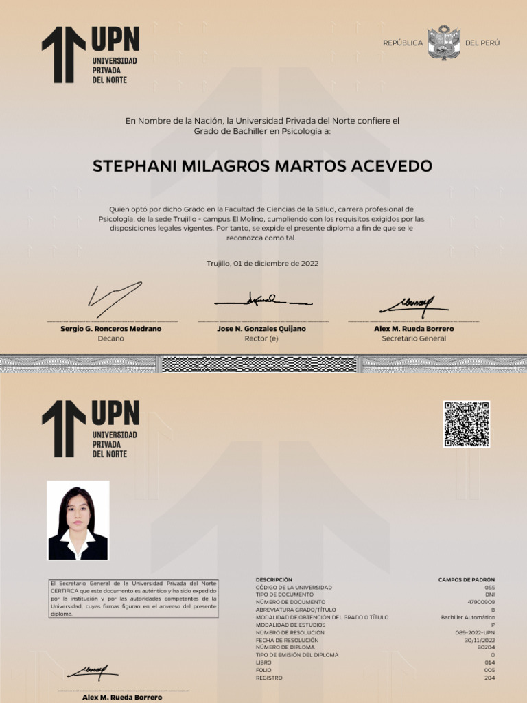 Stephani Milagros Martos Acevedo | PDF