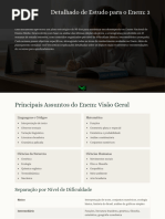 Matriz ENEM 2025 Checklist Estudo | PDF