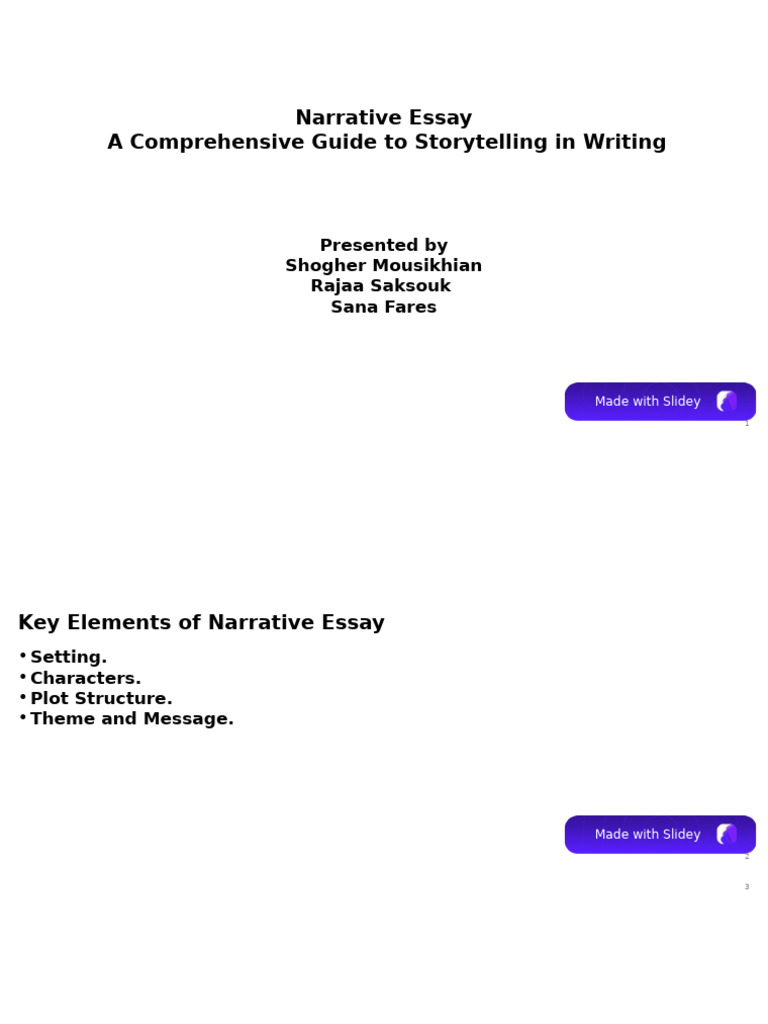 New Presentation - 1753875716 | PDF | Narrative | Essays