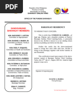 Barangay Indigency | PDF