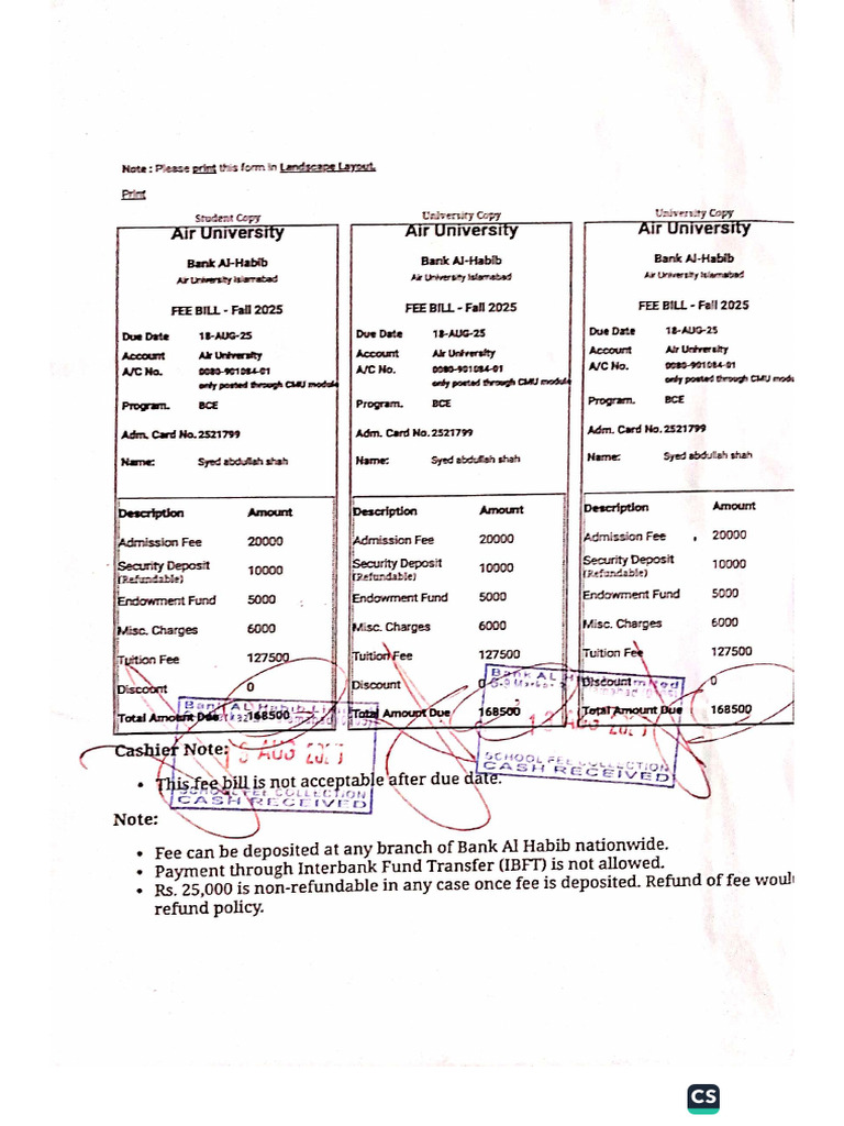 Challan | PDF