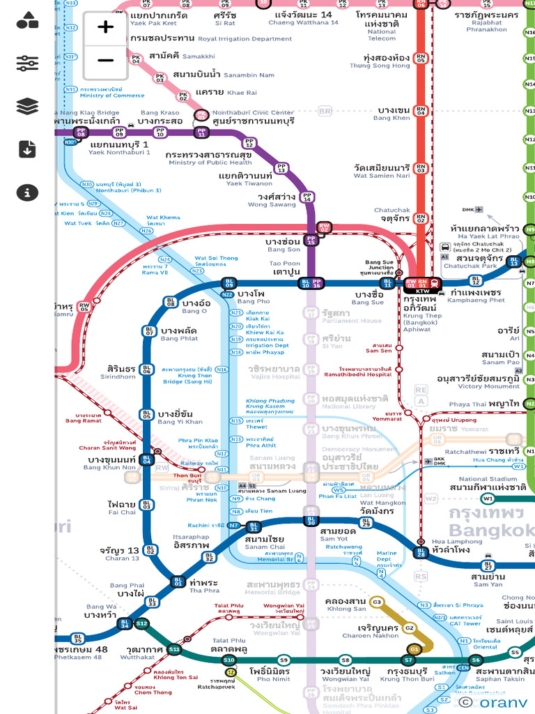Bangkok Transit Map | PDF