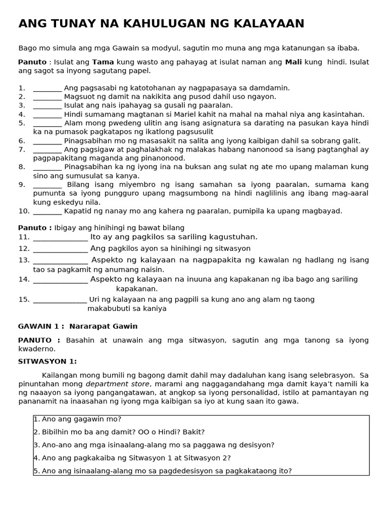 Ang Tunay Na Kahulugan NG Kalayaan - 2 | PDF