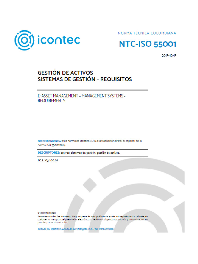 Iso 55001 | PDF
