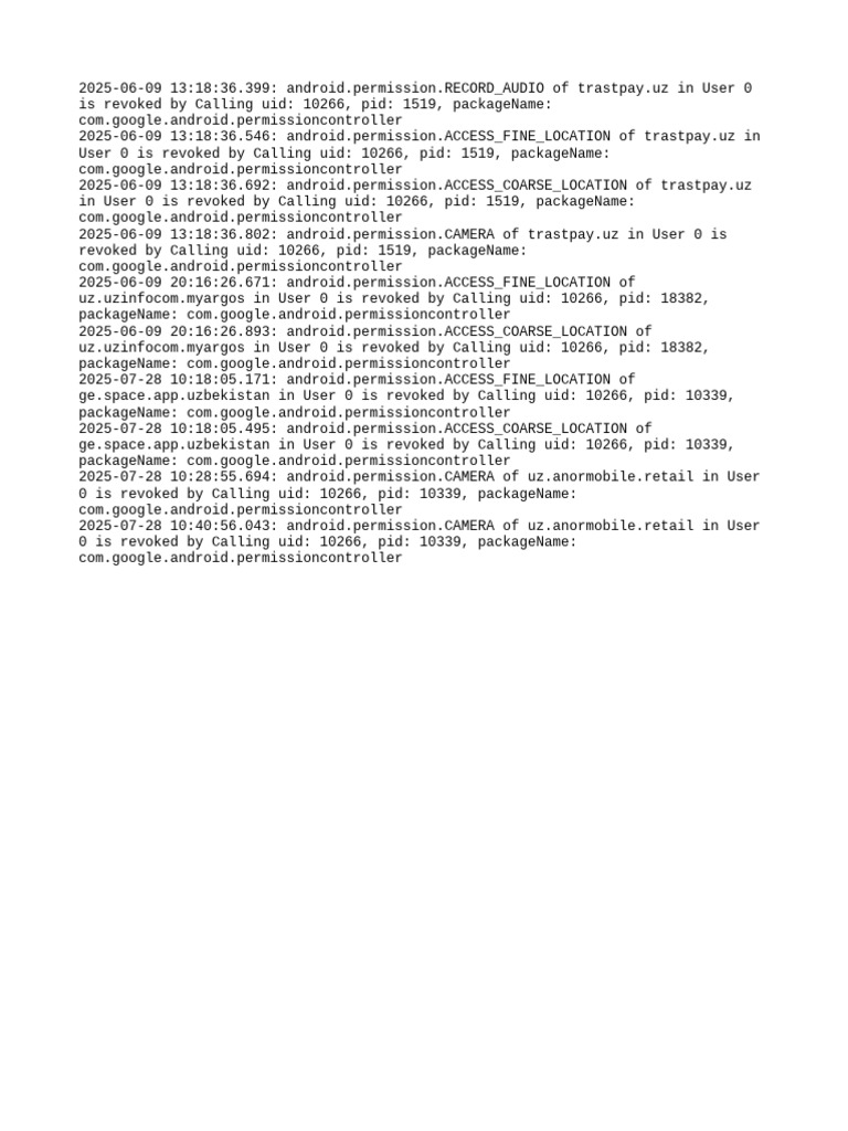 Perm Debug Info | PDF