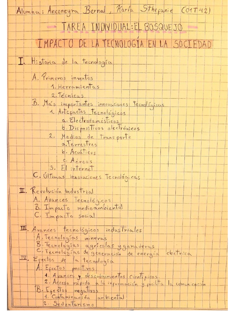 LyC - Tarea Individual - Bosquejo | PDF