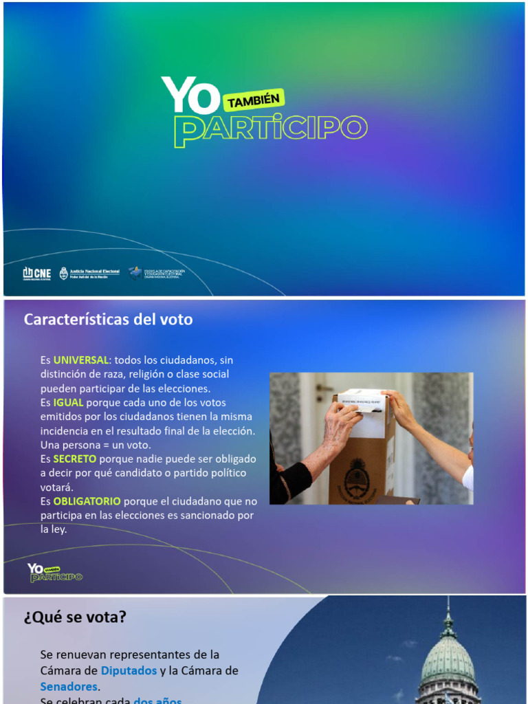 Voto Joven (Yo Tambien Participo) | PDF | Votación | Elecciones