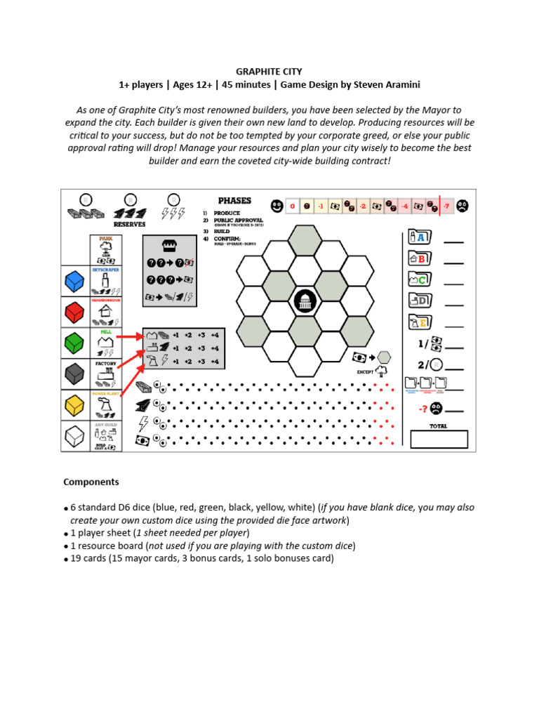 Graphite City: Resource Management Game | PDF