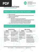 Basic Return to Running Guidelines | PDF | Running | Clinical Medicine