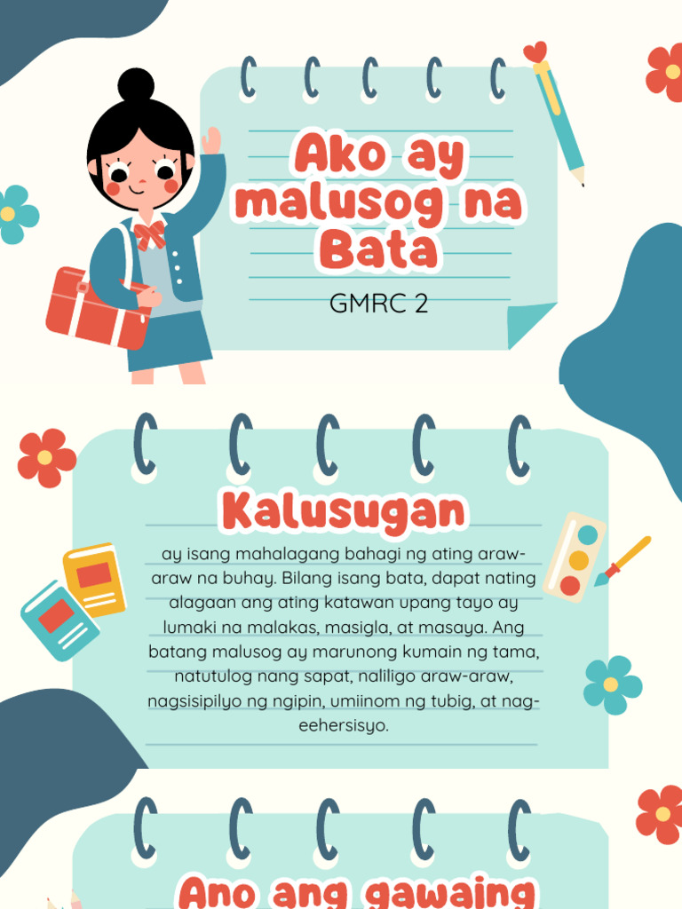 Ako Ay Malusog Na Bata | PDF