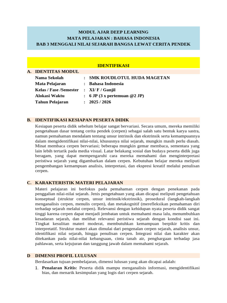 Menggali Sejarah Lewat Cerpen | PDF
