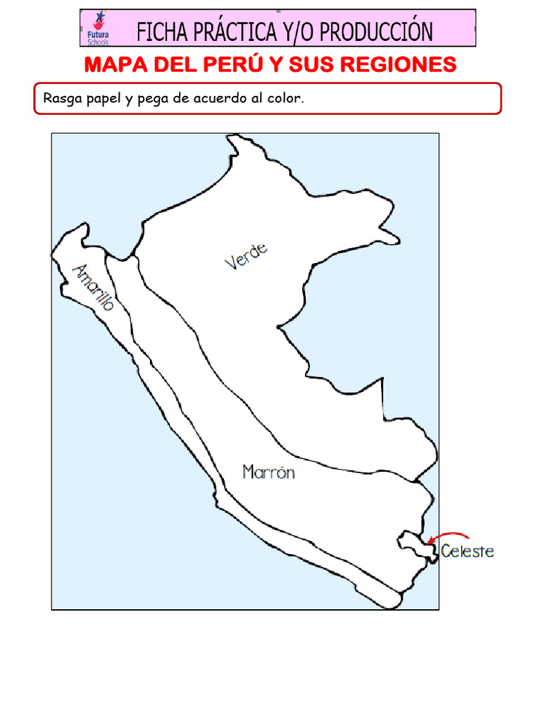 Actividades de Mapa del Perú y Regiones | PDF