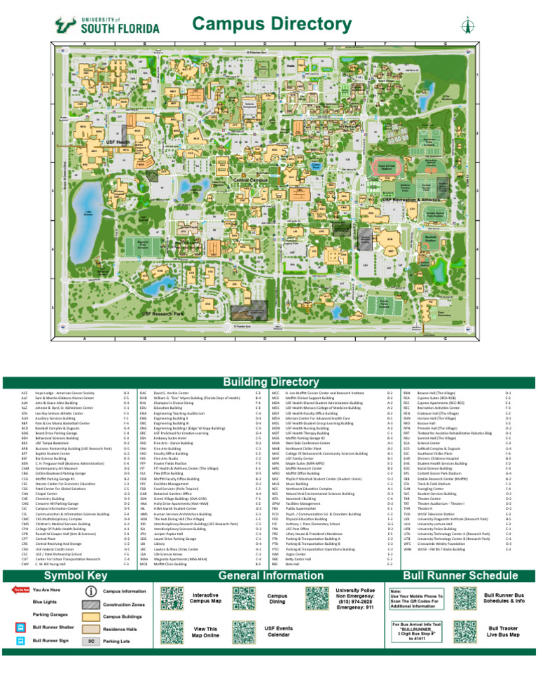 USF Campus Map | PDF