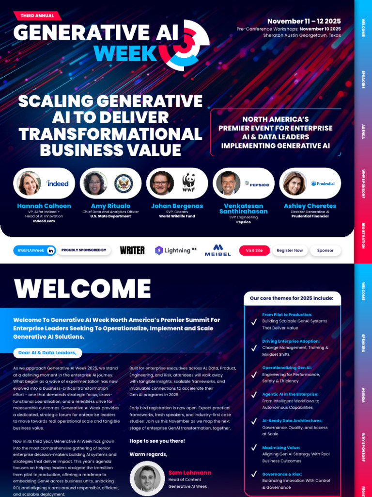 Generative AI Week 2025 Overview | PDF | Artificial Intelligence ...