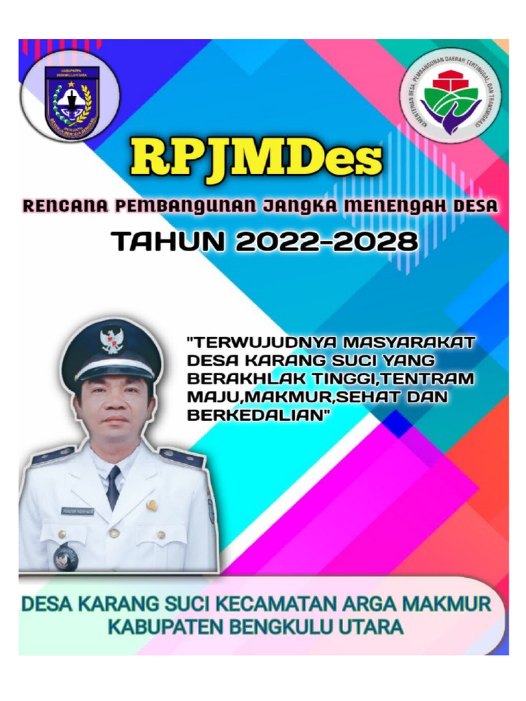 Cover Rpjmdes | PDF
