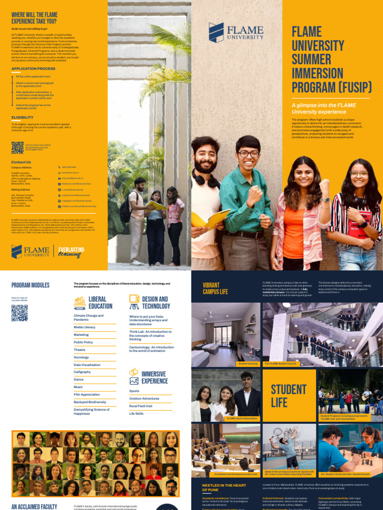 Flame Summer Program | PDF | University