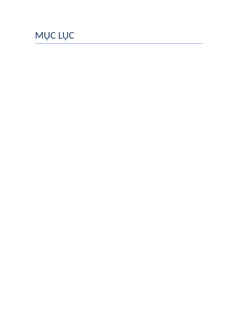 Muc Luc Tu Dong | PDF