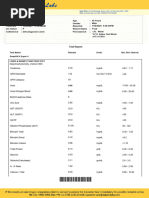 Sample Report Lal Path Labs | PDF | Medical Specialties