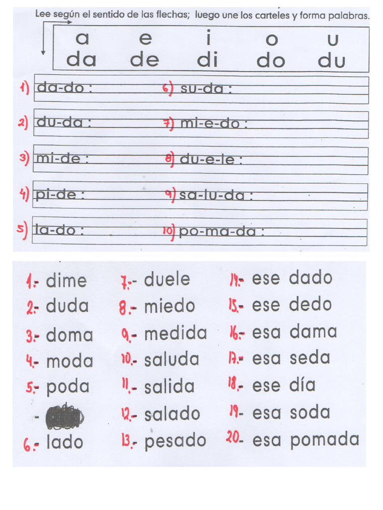Da de Di Do Du | PDF