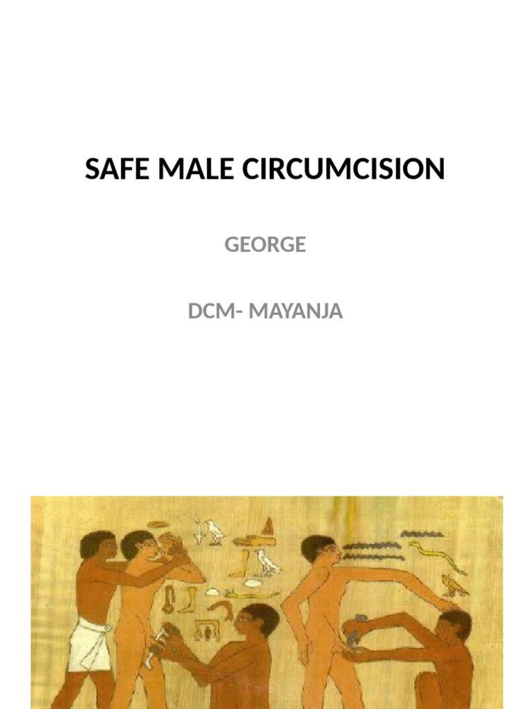 Safe Medical Male Circumcision | PDF | Circumcision | Medical Specialties