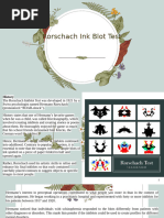 Rorschach Quick Reference | PDF | Grey | Shape