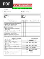 Battery Inspection and Maintenance Log | PDF