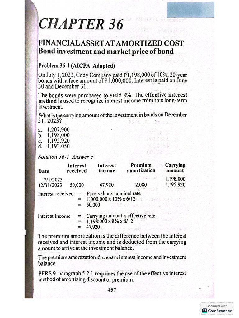 Practical Accounting Chapter 36 - 38 | PDF