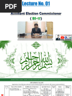 Assistant Election Commissioner Prep | PDF | Government | Democracy