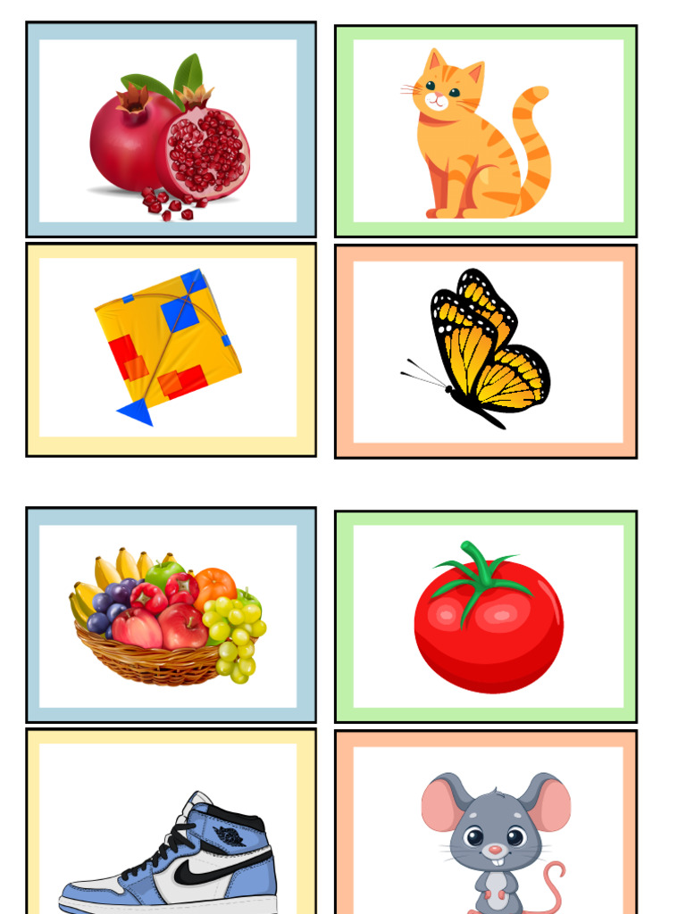 Alphabet Flashcards in Colorful Simple Style | PDF