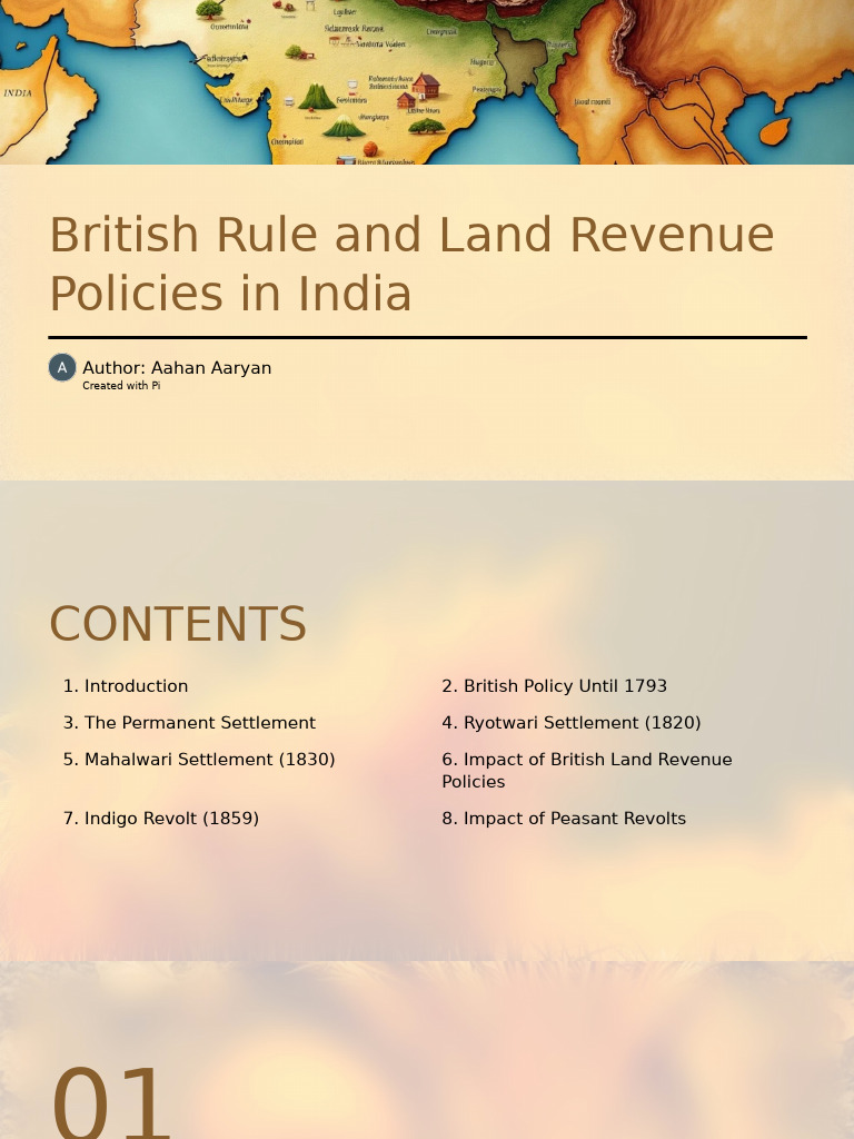 Impact of British Land Revenue Policies | PDF | Economies