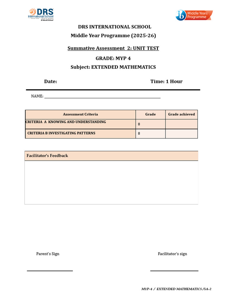 MYP 4 and 5 EXTENDED - MATHEMATICS Textbbook | PDF | Mathematics | Numbers