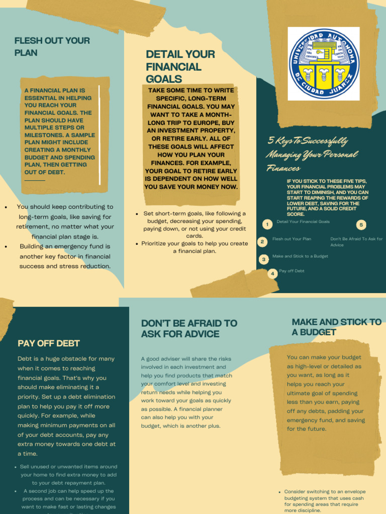 5 Keys to Effective Personal Finance | PDF | Debt | Budget