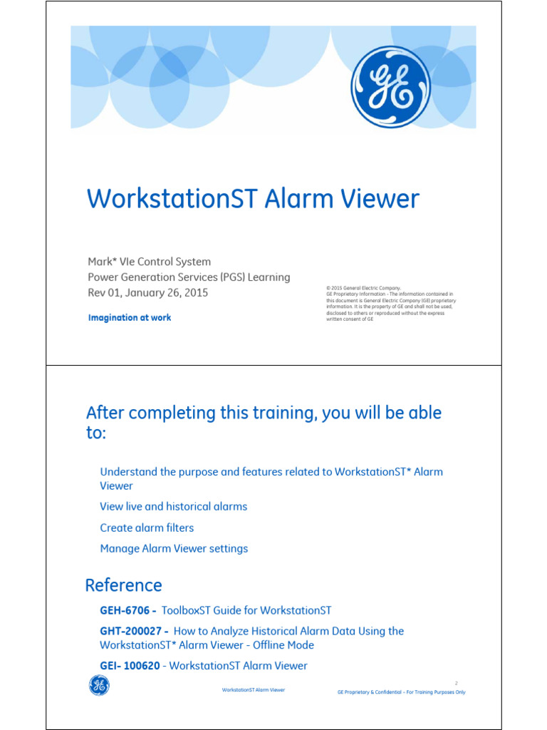 WorkstationST Alarm Viewer Guide | PDF | Workstation | Microsoft Windows
