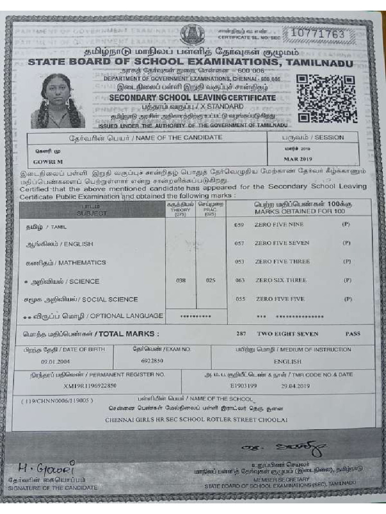 10th Gowri - Compressed | PDF