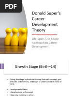 Donald Super - Career Development Theory | PDF | Counseling Psychology | Psychology