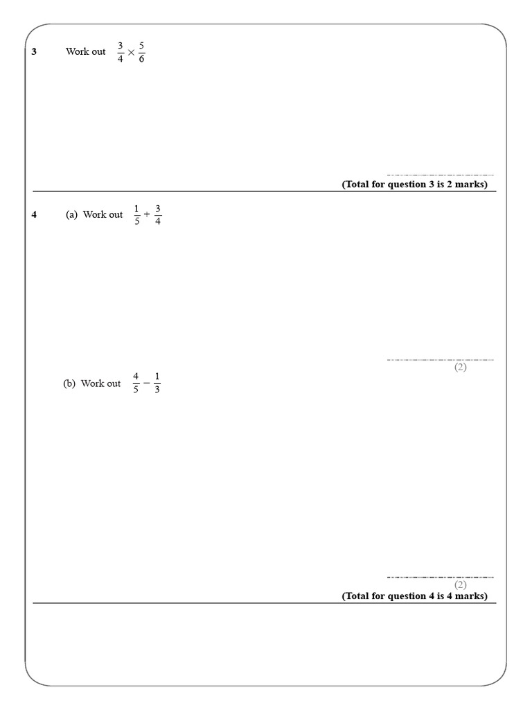 Math Problem Solving Practice | PDF | Division (Mathematics ...