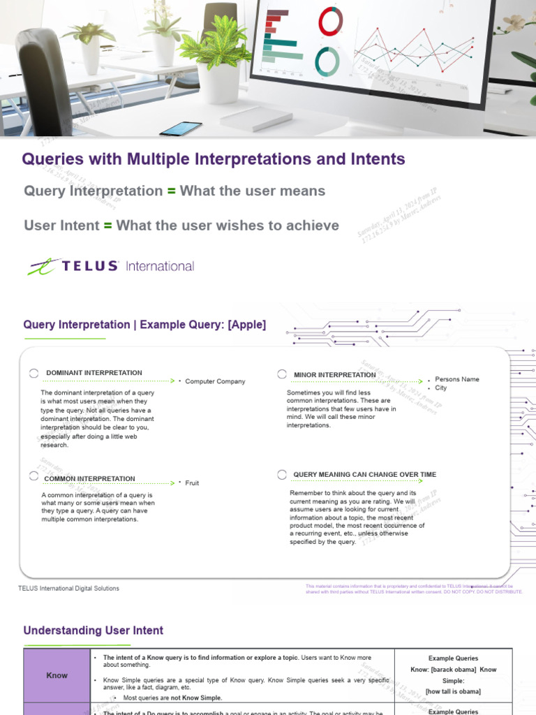 Queries With Multiple Interpretations and Intents | PDF | Internet | Computing